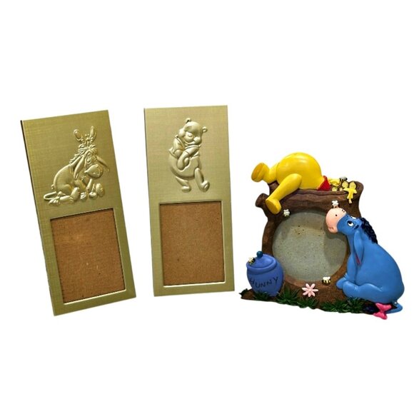 Disney | Accents | Disney Winnie The Pooh Eeyore Hunny Pot 3d And Intercraft Gold Embossed ...